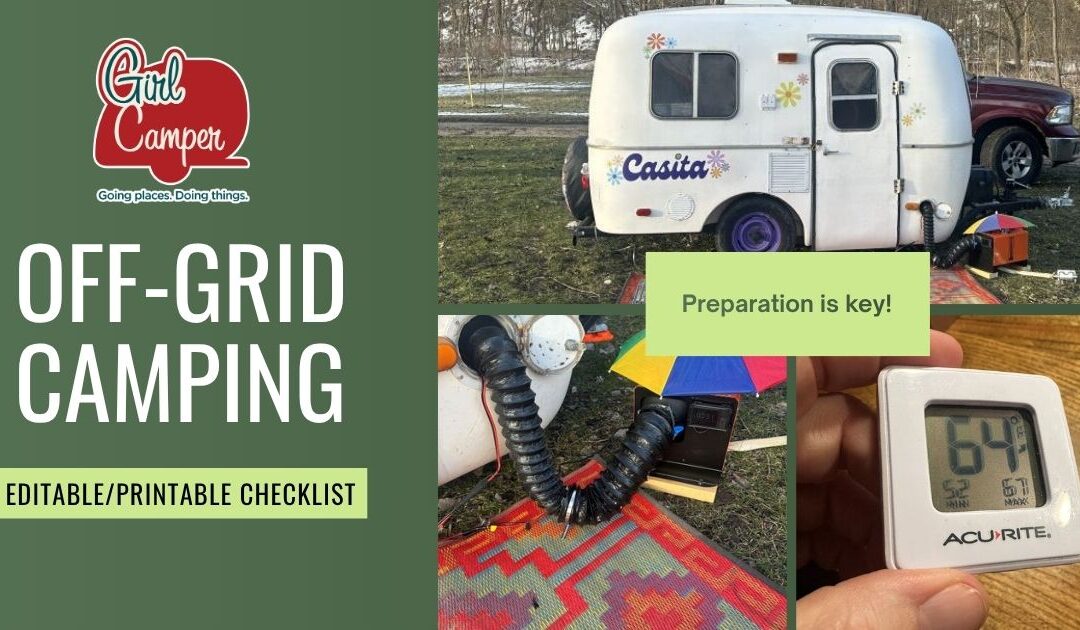 Off-Grid Camping: What to Pack for Your Best Adventure Yet - Girl Camper